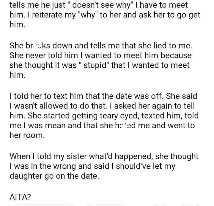 AITA for making my daughter her date – DJOTD.com